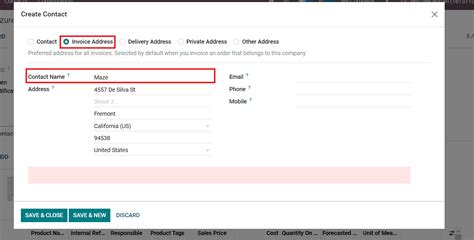 Significance Of Configuring Multiple Address In Odoo 16 Contacts
