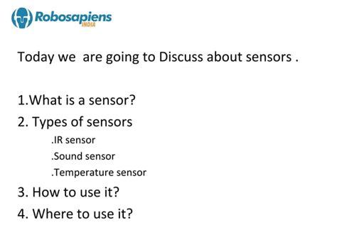Sensors PPT Computer Peripherals Computing