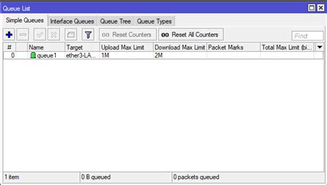 Queues Mikrotik Does Not Work General Mikrotik Community Forum