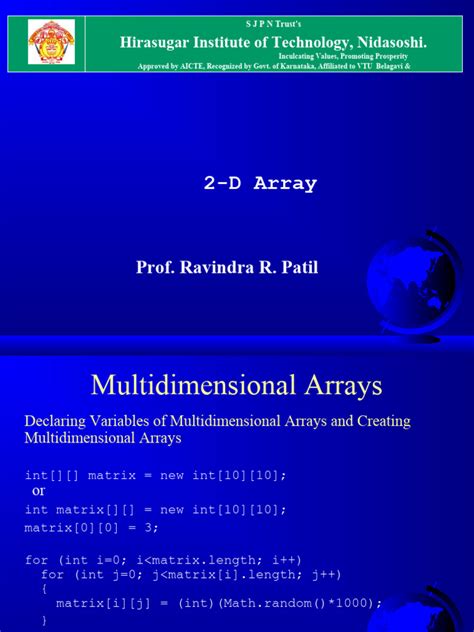 Pcd 2 D Array Pdf Computer Programming Algorithms And Data Structures