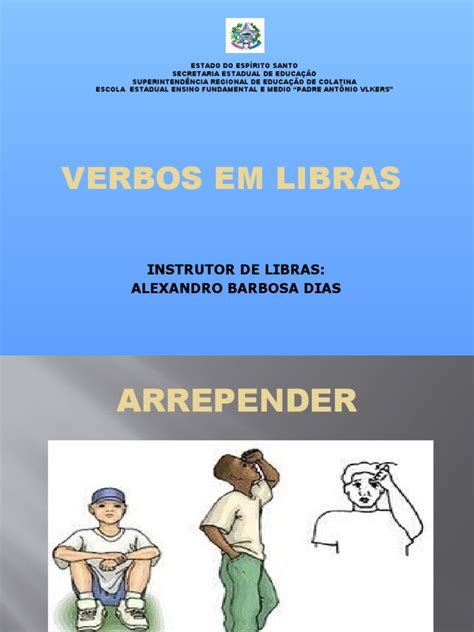 Verbos Em Libras Pdf