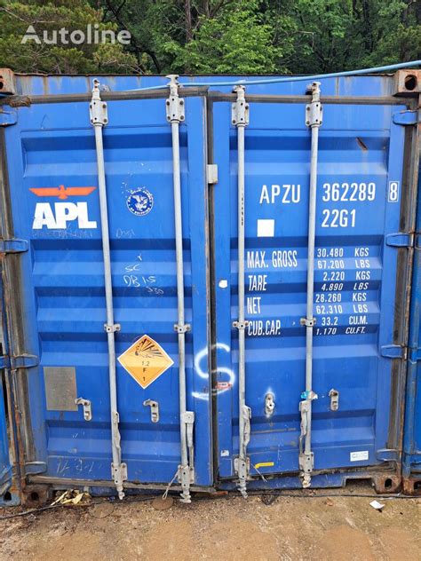 22g1 Standart 20ft Dry Container Standart 20ft Container For Sale Slovenia Dl41037