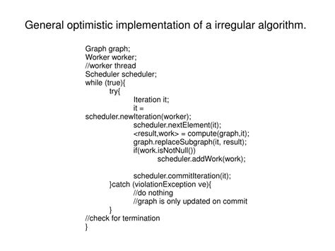 ppt a pattern language for parallelizing irregular algorithms