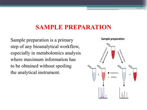 Sample Preparation And Protocols In Metabolite Identification Pptx
