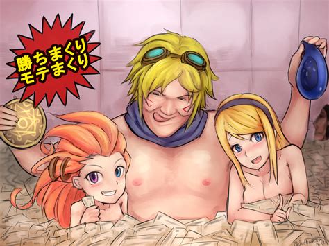 Lux Ezreal And Zoe League Of Legends Drawn By Dodomatsumatsu Danbooru