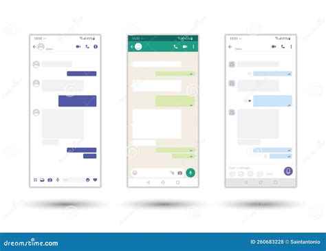 Messenger Ui Template Social Communication App Mockup Chat