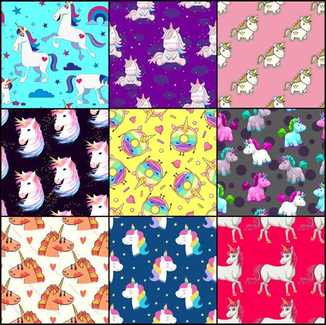 Solve Unicorn Patterns Jigsaw Puzzle Online With 81 Pieces