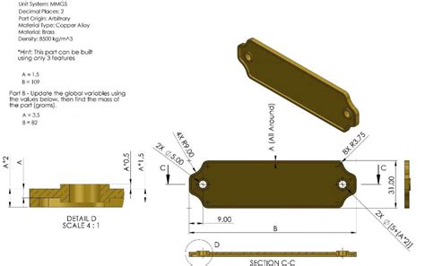 Question Regarding Cswa Practice Package Problem R Solidworks