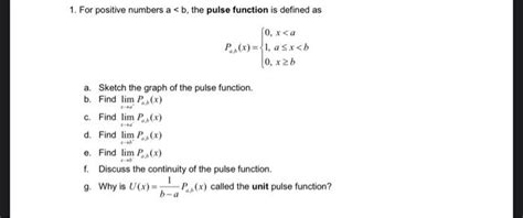 Solved For Positive Numbers A Chegg