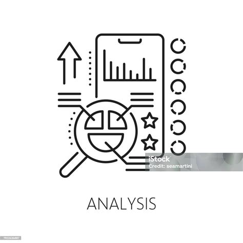 Analysis Web App Develop And Optimization Icon Stock Illustration