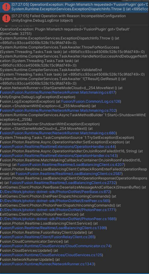 Fusion Voice Integration Error Photon Engine
