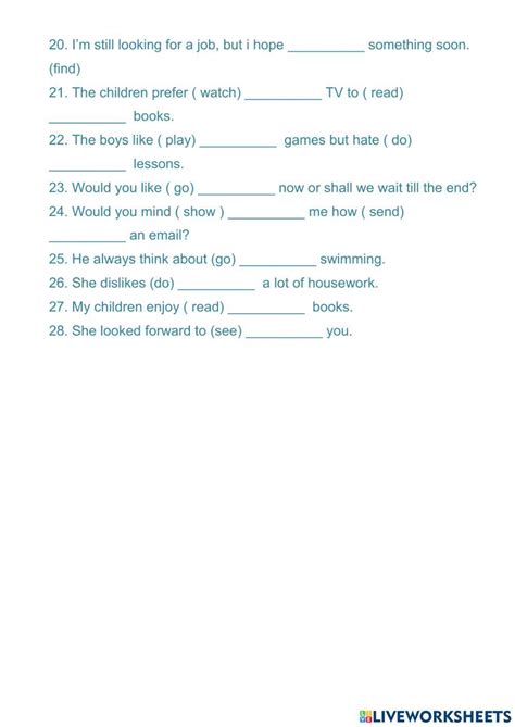 U10 English As A Second Language Esl Activity Live Worksheets