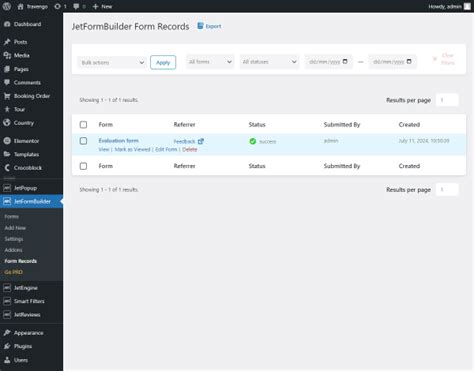 How To Create Evaluation Forms In WordPress JetFormBuilder Crocoblock