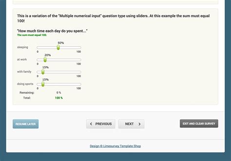 Limesurvey Template Janus • Survey Consulting The Limesurvey Experts