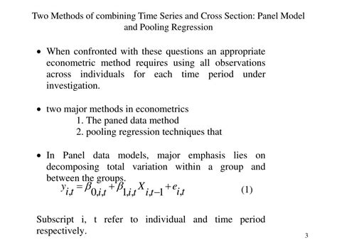 Ppt Econometrics 1 Powerpoint Presentation Free Download Id 735632