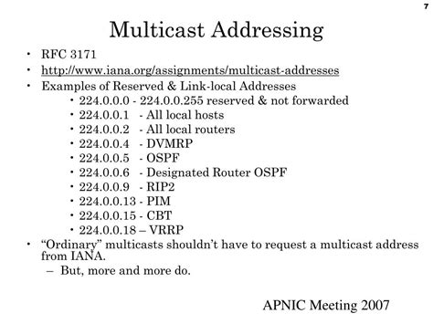 Ppt Multicast And Addressing Powerpoint Presentation Free Download