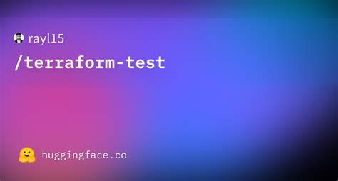Rayl15terraform Test · Datasets At Hugging Face