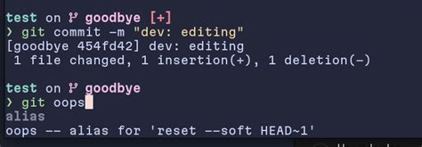 Git Oops A Gitconfig And Alias Example
