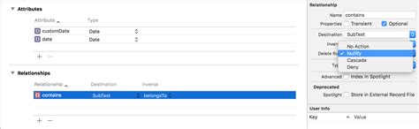 Ios Update Nsfetchedresultscontroller Object When Relationship Object Was Deleted Stack Overflow