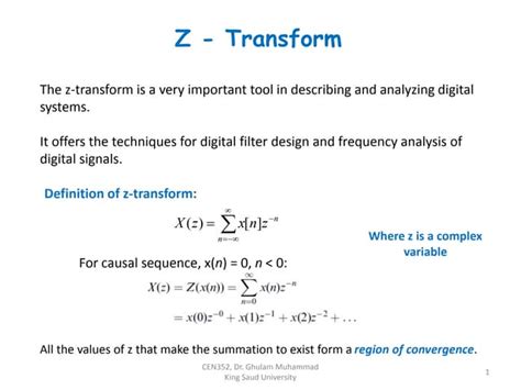 Reference For Z And Inverse Z Transform Pdf