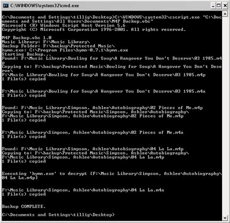 M P Backup Decryption Script