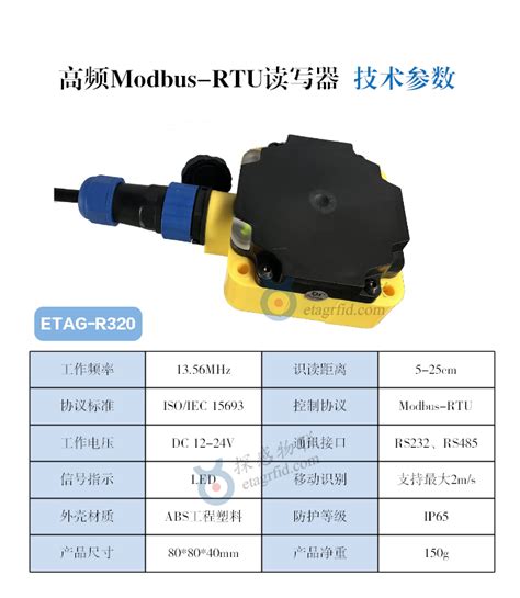 modbus rtu读写器 工业总线读写器 rfid工业读写器 江苏探感物联