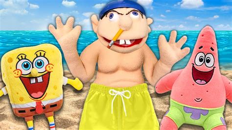Jeffy And Spongebobs Beach Party Youtube