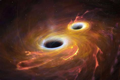NASA Shares Images Showing Two Supermassive Black Holes Merging