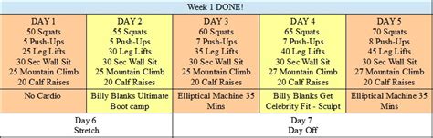 Update Workout Week 1 Maicurls
