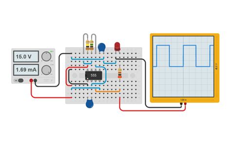 Circuit Design Wave Generator Tinkercad