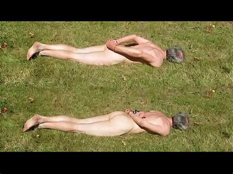 Nuisette Lying Around In The Grass Naked And Handcuffed XVIDEOS