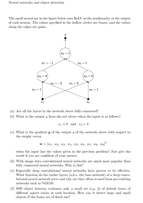 Solved Asking Help With Detailed Steps The Small Neural Net Chegg Com