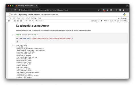 pyiceberg 0 6 0 write support tabular
