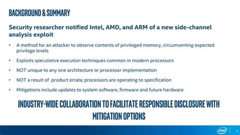 Intel Amd Respond To Critical Security Flaw Found In Cpus