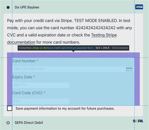 Save Payment Method Checkbox Not Aligned Properly With Credit Card