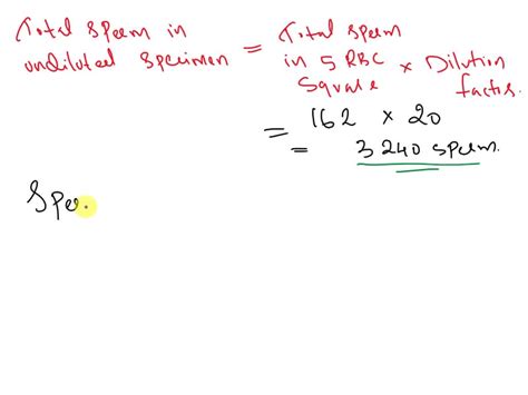 Solved Text Using A 1 10 Dilution Of A Specimen With A Volume Of 2 Ml