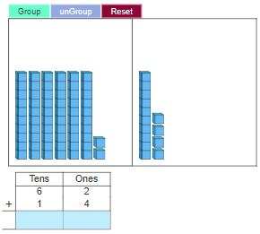Adding And Digit Numbers Without Regrouping Oryx Learning