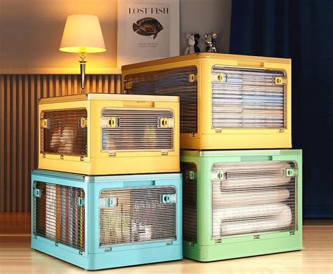 Keep Your Stuff Organized And Tidy In These Folding Storage Boxes