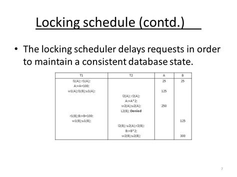 concurrency control enforcing serializability by locks ppt download