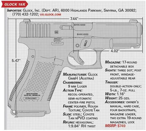 Glock X Parts Diagram And Breakdown