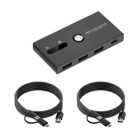 Sieyio Usb C And Usb 30 Kvm Switcher Allows Quick Device Swapping