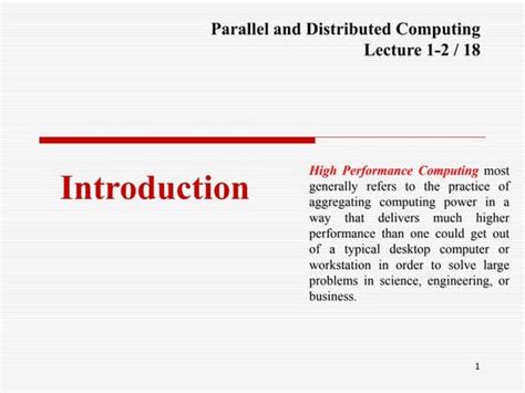 Parallel Computing Ppt