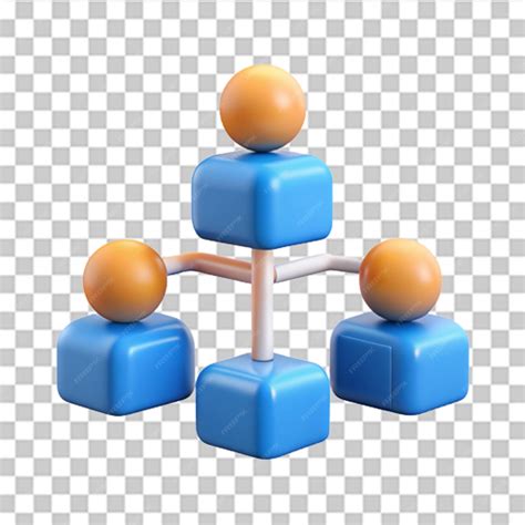 3d Set Of Hierarchy Icon Isolated On White Background Enterprise