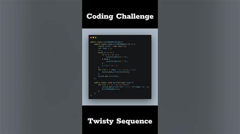 🔢🔄 Coding Challenge Twisty Sequence Custom Number System 🔄🔢 Youtube