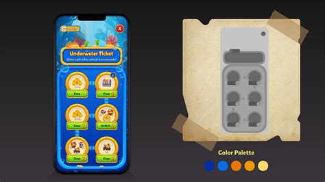 Underwater Concept Game Ui Design Behance