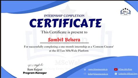 Sambit Behera On Linkedin Iitianmscwale