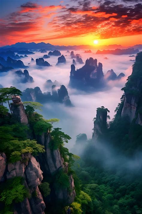 醉美张家界 小红书 花瓣网