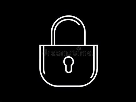 Security Lock Unlock Protection Safety Icon Symbol Stock Illustration Illustration Of