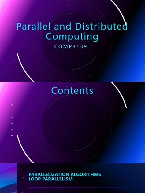 Parallel And Distributed Lec 8 Pdf Parallel Computing Thread Computing