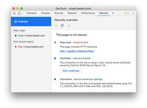 Security Understand Security Issues Chrome DevTools Chrome For Developers
